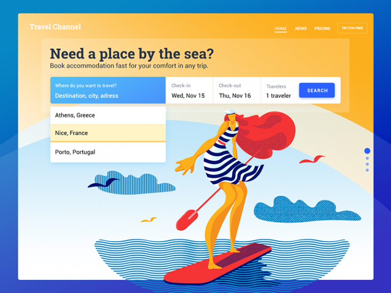 Bright Colors in UI Design: Strong and Weak Sides