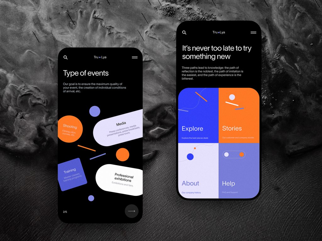 23 Web Design Concepts for Different Business Needs