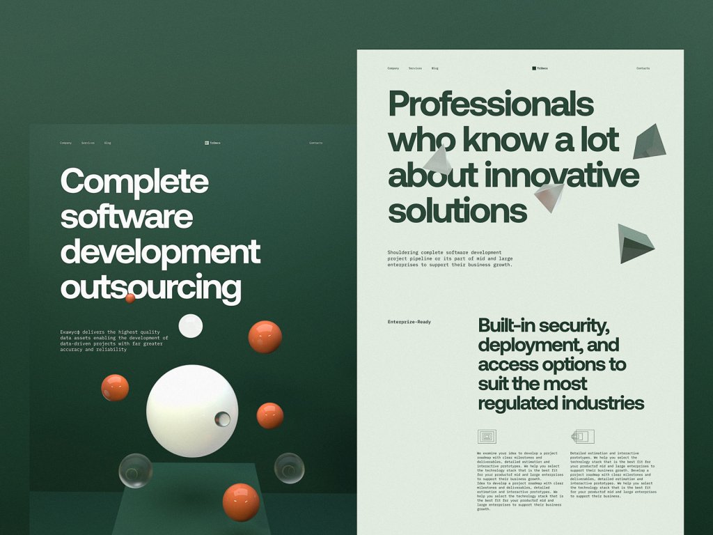 22 Impressive Web Design Concepts for Various Business Objectives