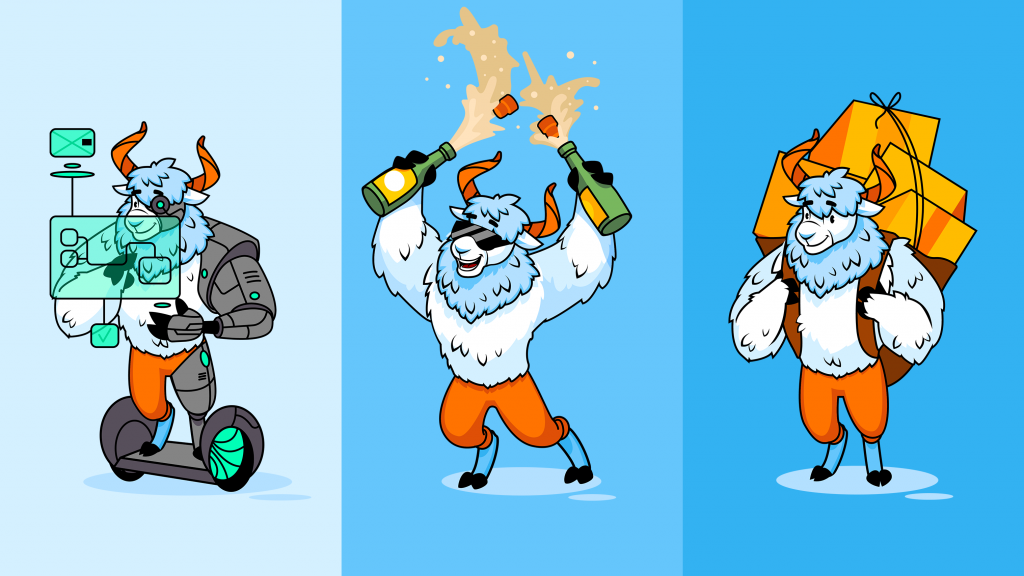 Case Study: PackYak. Mascot Design for Shipping Service