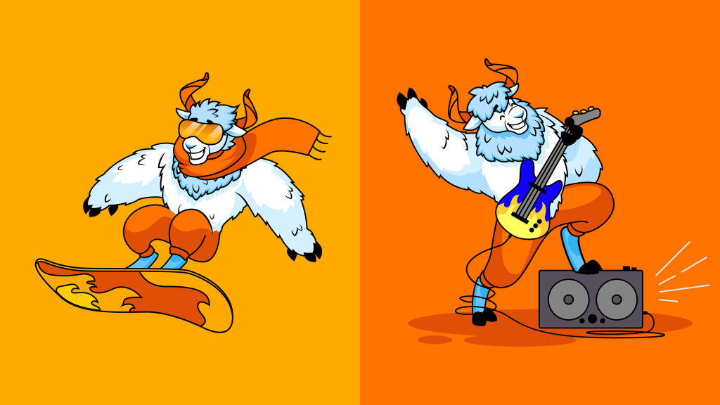 Case Study: PackYak. Mascot Design for Shipping Service