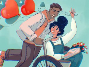 Art of Love: Romantic Illustrations on Love and Affection