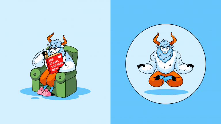 Case Study: PackYak. Mascot Design for Shipping Service