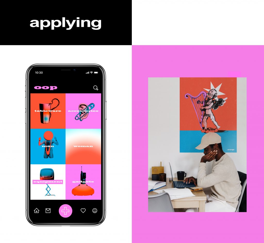 Case Study: OOP. Brand Identity Design for Online Flea Market