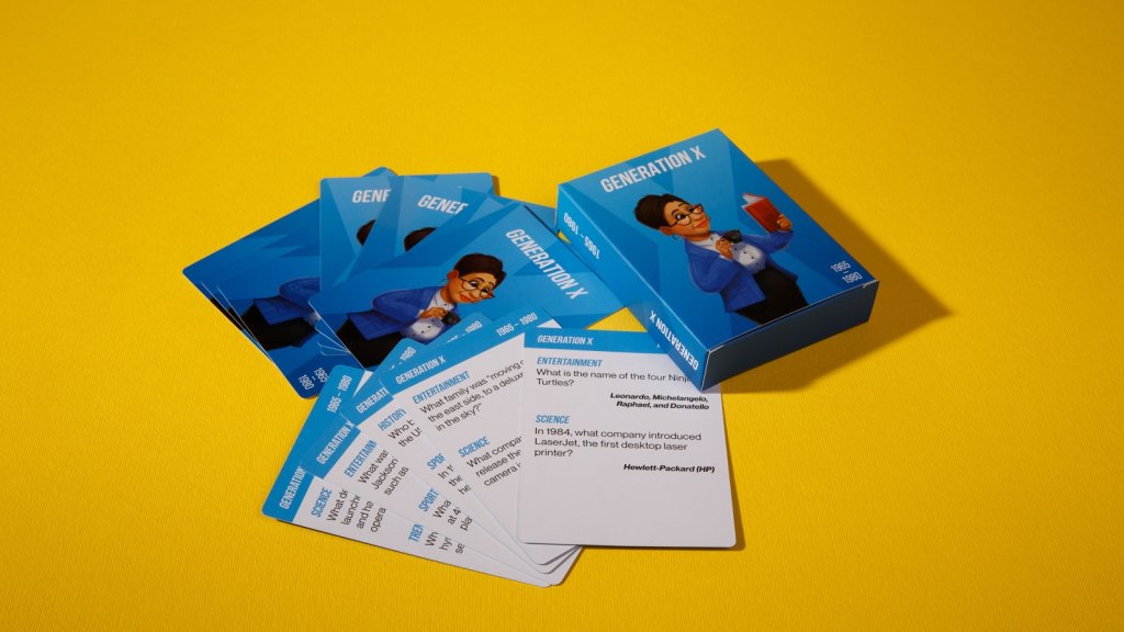 Case Study: OK Boomer. Trivia Game Design and Branding