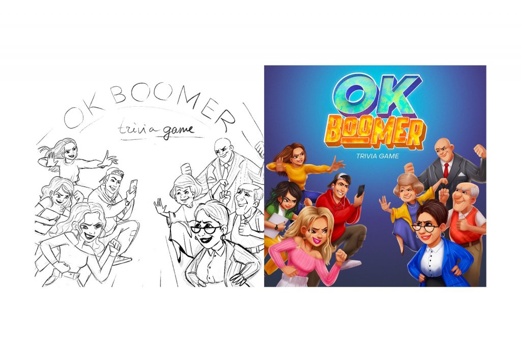 Case Study: OK Boomer. Trivia Game Design and Branding - Tubik Blog ...