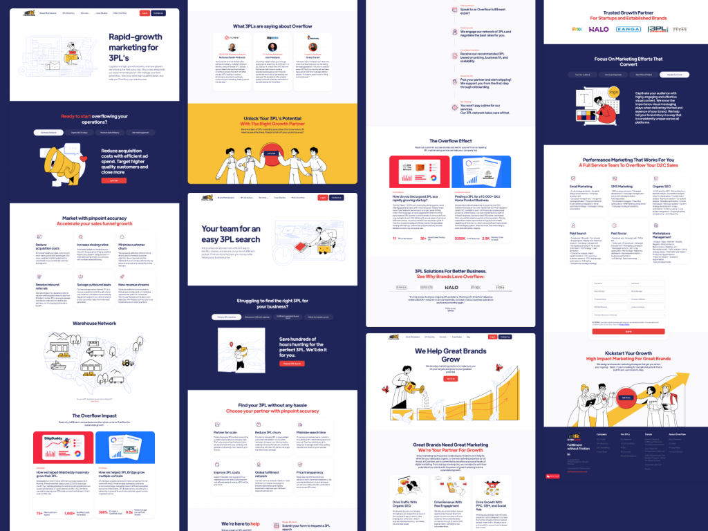 Case Study: Fulfill. Illustrations and Web Design for 3PLs Marketplace