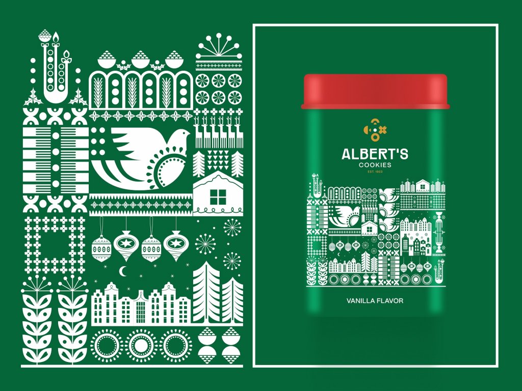 Case Study: Christmas Cookies Packaging Design
