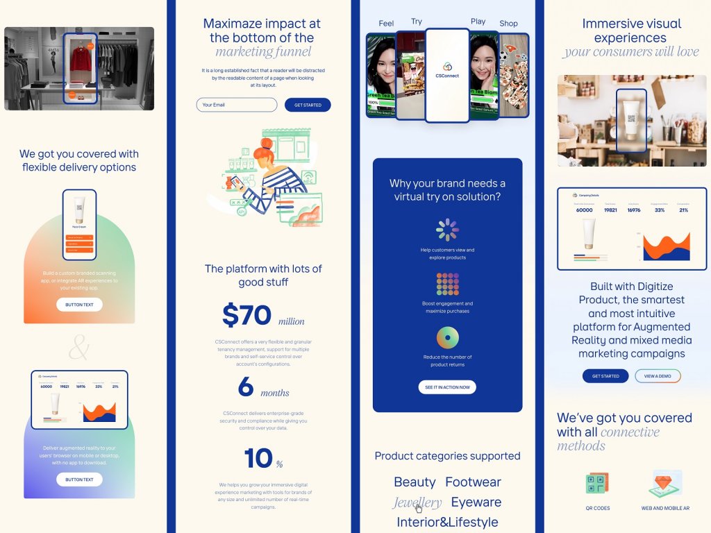 Case Study: CSConnect. Website Design for Immersive Experience ...