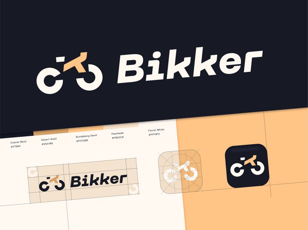 Case Study: Bikker. Identity Design and Illustrations for Biking Service