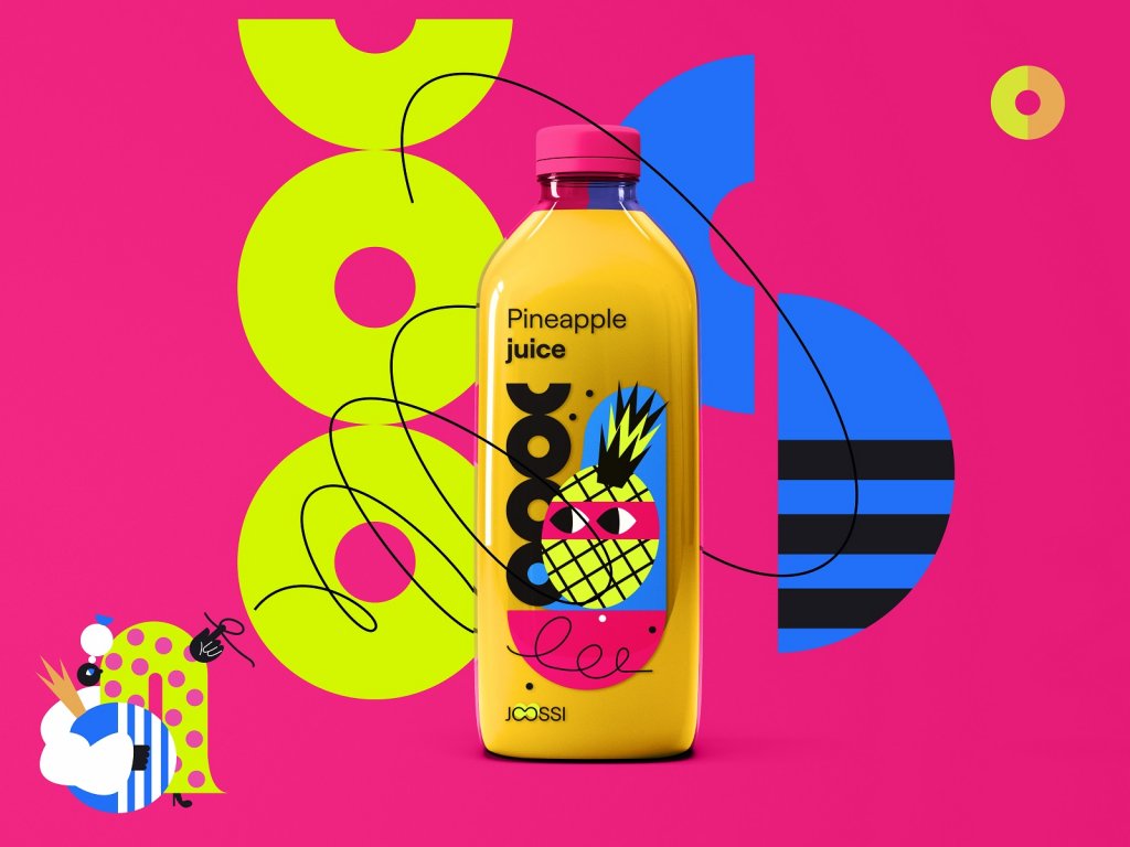 Case Study: Joossi. Packaging Design for Juice Brand