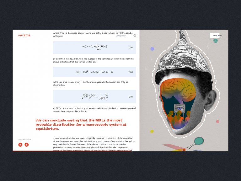 Case Study: Physica Magazine. Web Design and Graphics for Scientific Blog - Tubik Blog: Articles ...