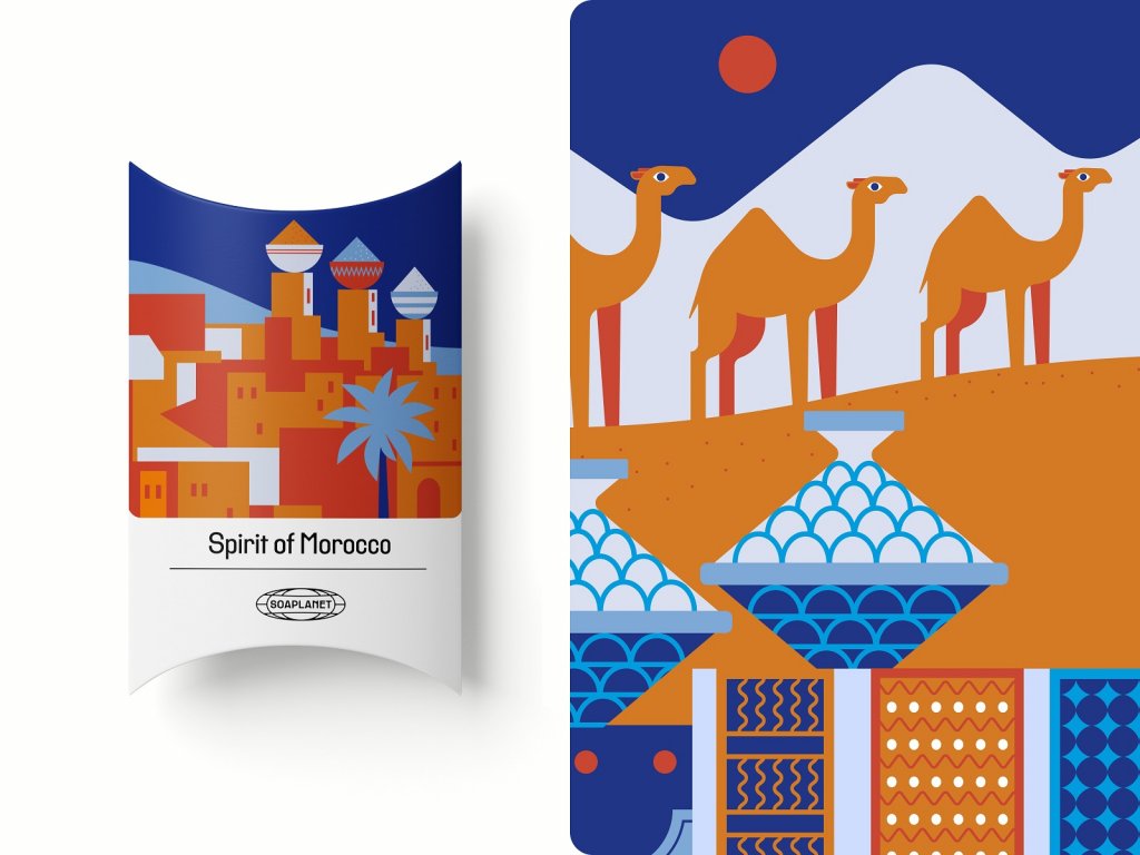 Case Study: Soaplanet. Soap Brand Packaging Design with Travel Spirit