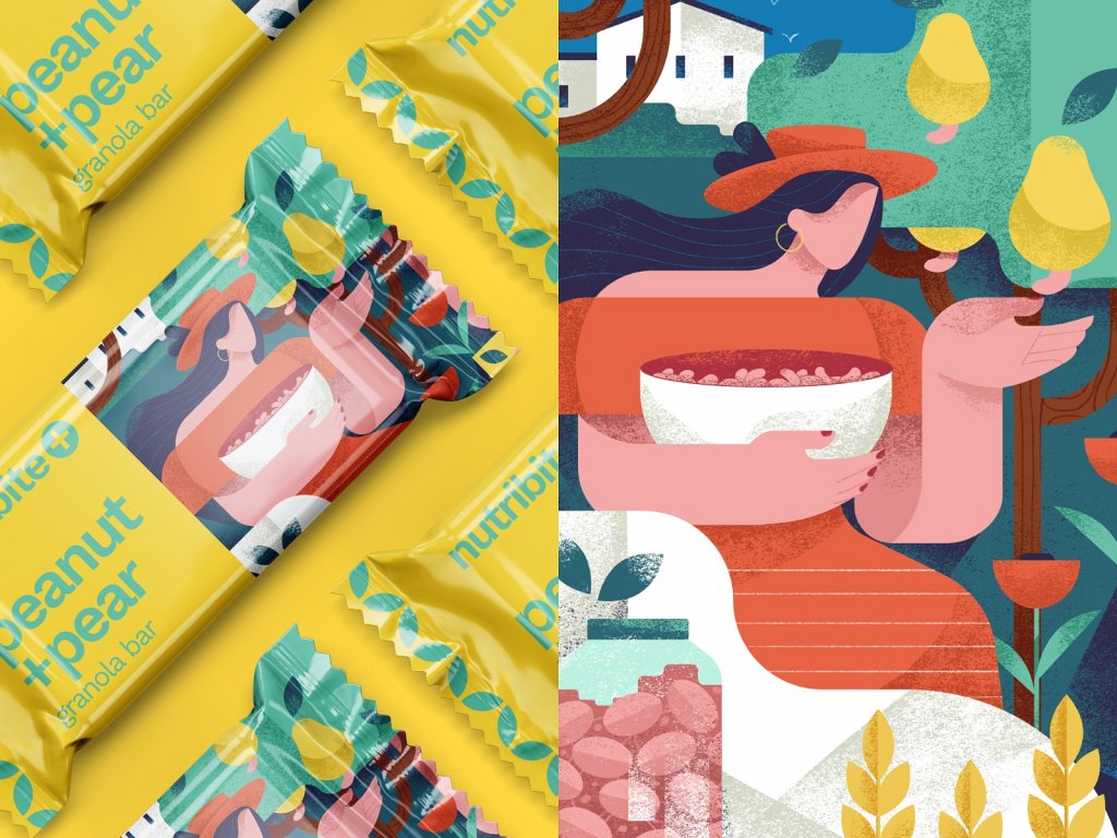 Case Study: Nutribite. Tasty Packaging Design for Granola Bars