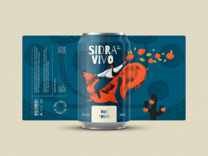 Case Study: Sidra Vivo. Vibrant Packaging Design for Cider Brand