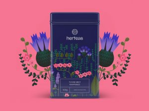 Case Study: Herteas. Packaging Design for Herbal Tea Brand