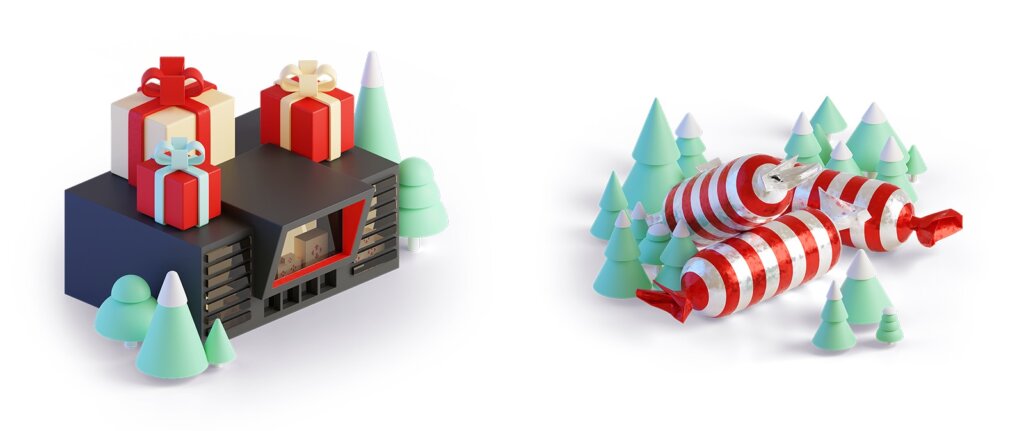 Case Study: Nova Post. Interactive Christmas Advent Calendar UI Design