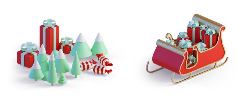 Case Study: Nova Post. Interactive Christmas Advent Calendar UI Design