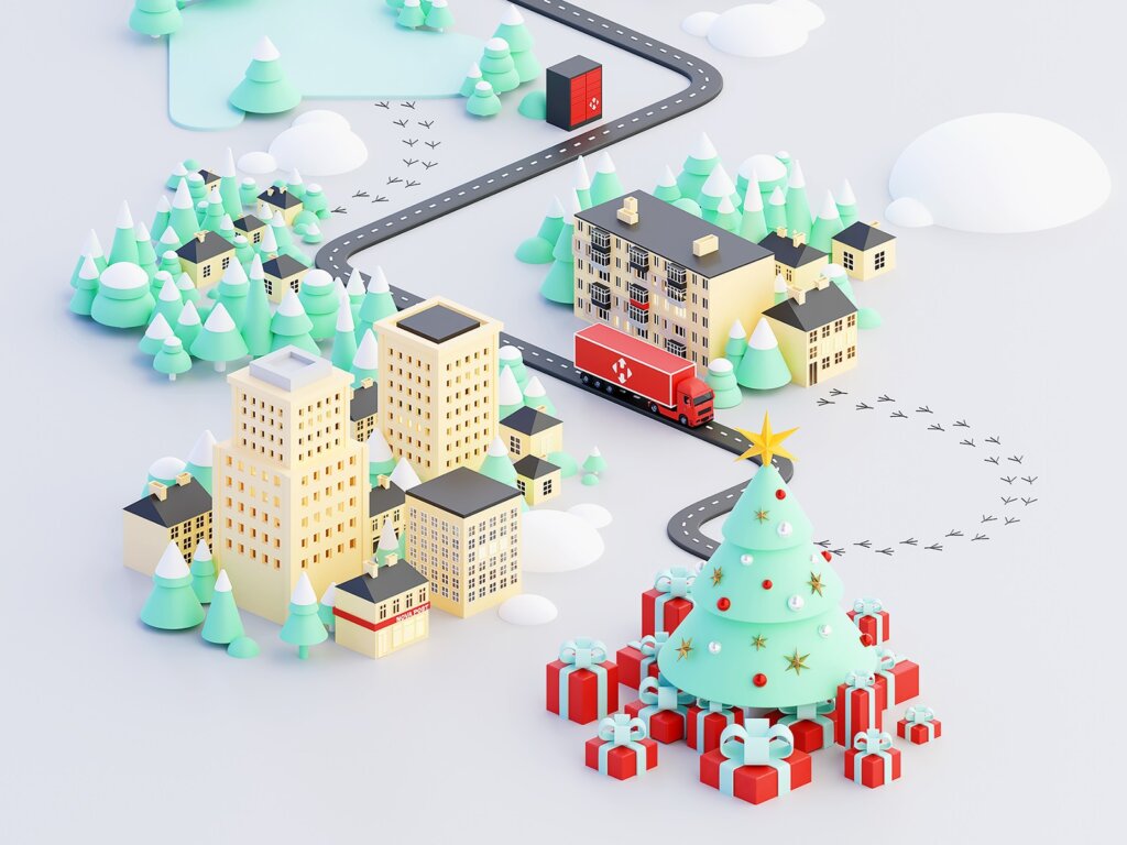 Case Study: Nova Post. Interactive Christmas Advent Calendar UI Design ...