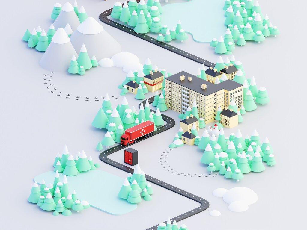 Case Study: Nova Post. Interactive Christmas Advent Calendar UI Design