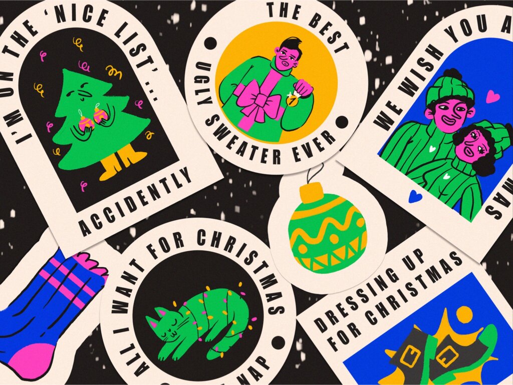 Case Study: Christmas Fair. Graphic Design for Winter Marketing Campaign