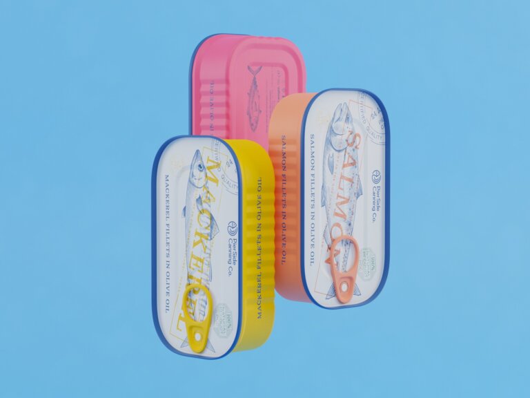 Case Study: PierSide. Packaging Design for Tinned Fish Brand