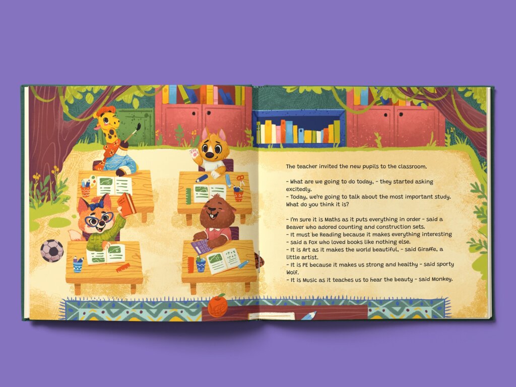 Case Study: Fairytale. Picture Book Illustrations and Design