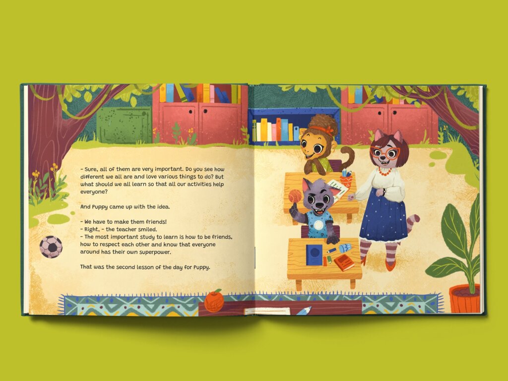 Case Study: Fairytale. Picture Book Illustrations and Design