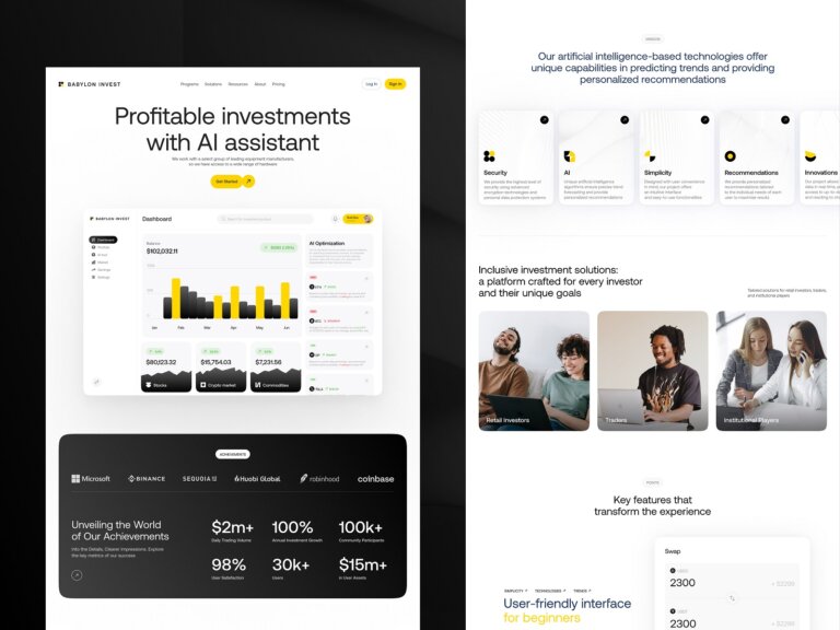 Design for Fintech: UI/UX Projects for Finance and Business