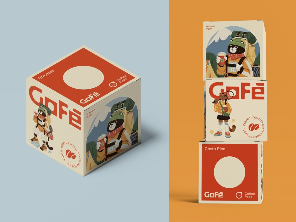 Case Study: Gofe. Packaging and Marketing Design for Coffee Brand
