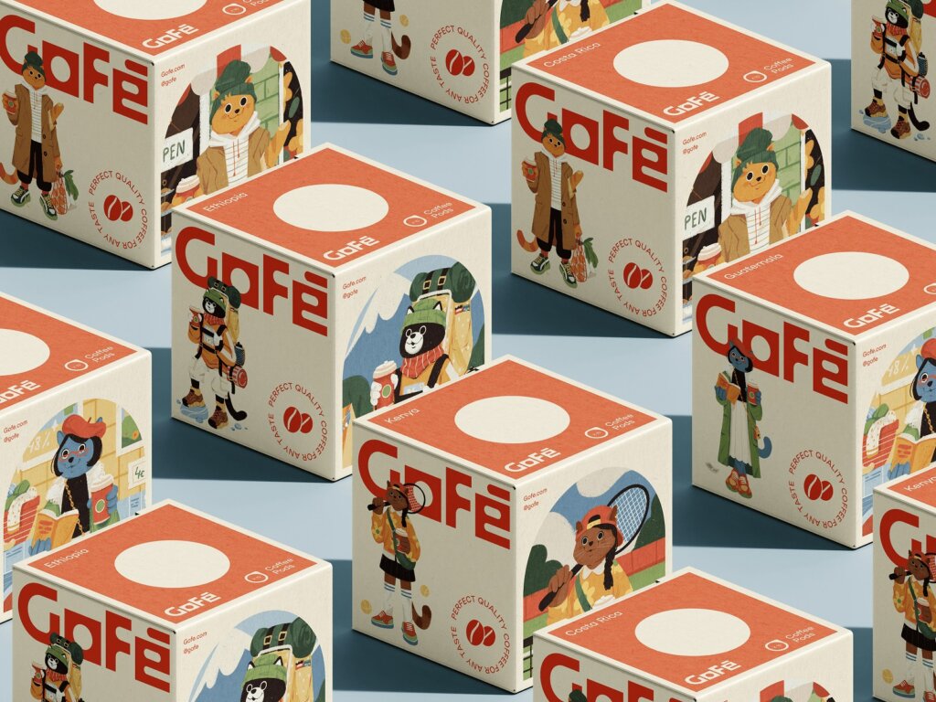 Case Study: Gofe. Packaging and Marketing Design for Coffee Brand