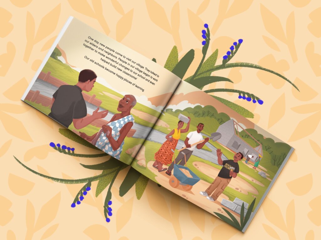 Case Study: Pencils of Promise. Picture Book Creation Process Step by Step