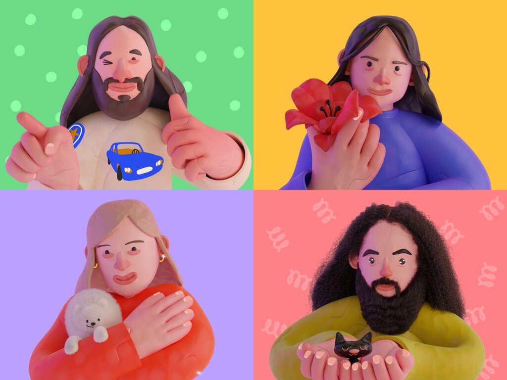 Case Study: Tubik Portraits. Character 3D Art Collection
