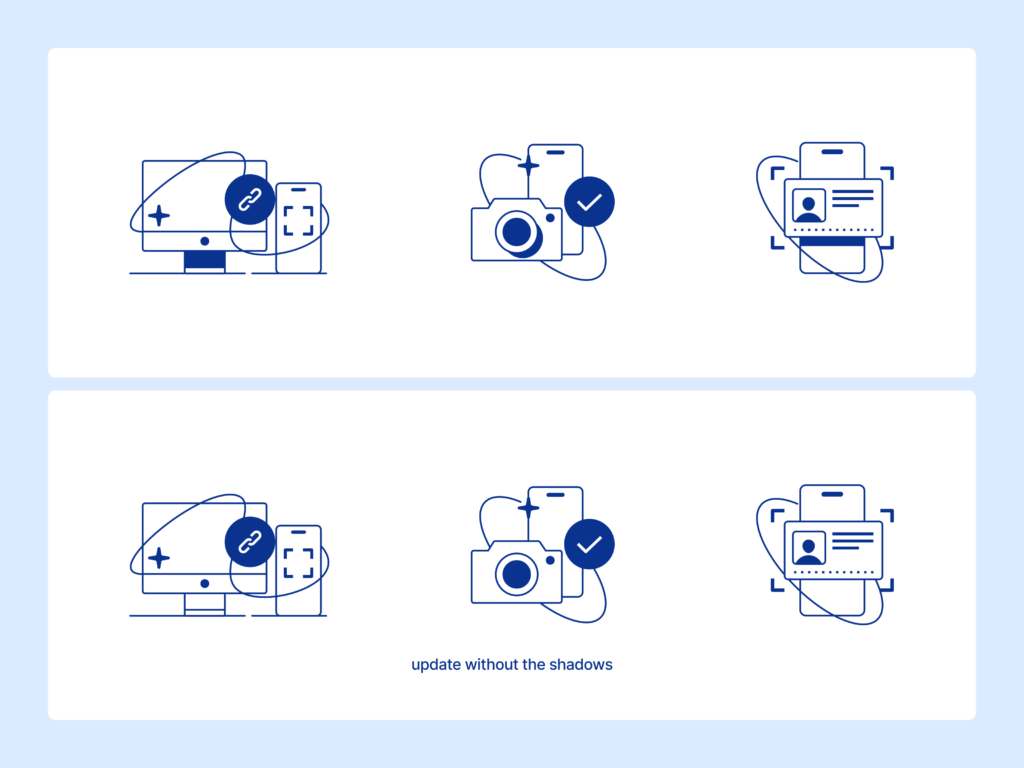 Case Study: ID Scanning Product Icons. Graphic Design Process