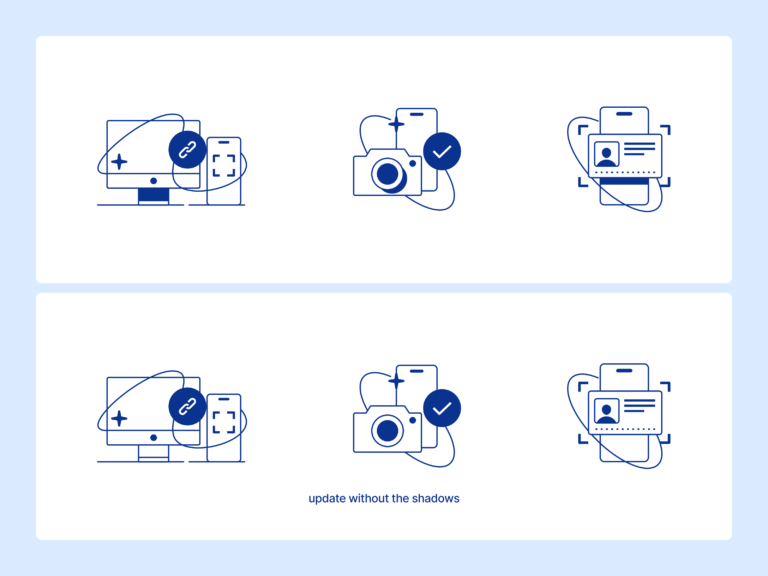Case Study: ID Scanning Product Icons. Graphic Design Process