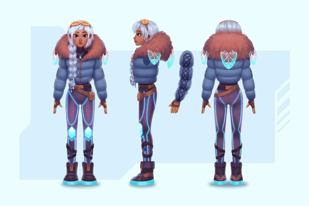 Case Study: Daughter of the Inner Stars. Character Art and Logo Design ...