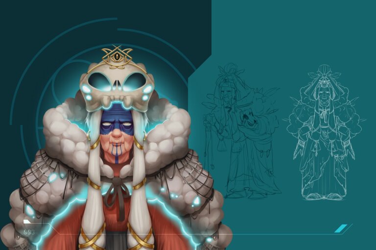 Case Study: Daughter of the Inner Stars. Character Art and Logo Design ...